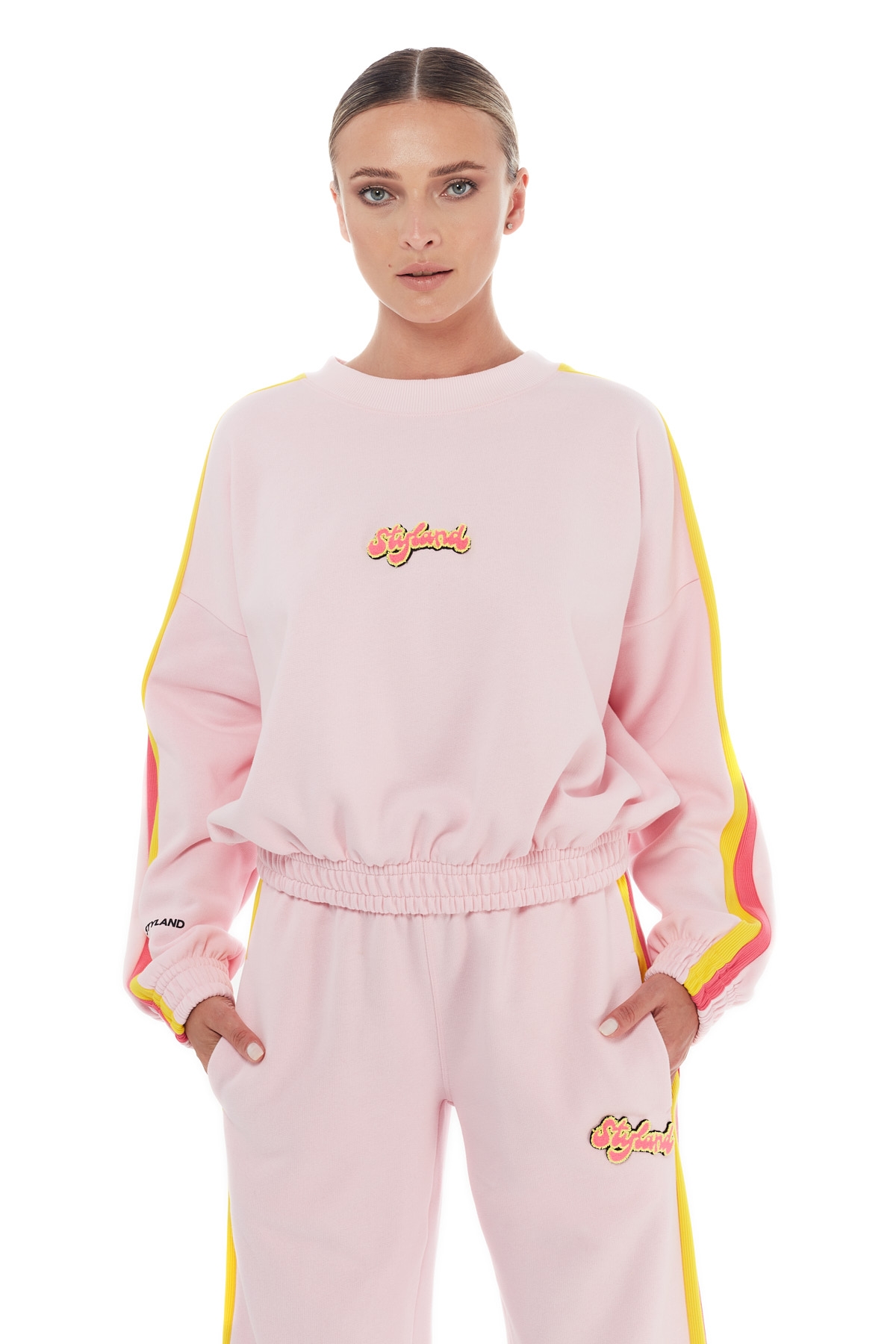 PINK SWEATSHIRT ORGANIC COTTON - STYLAND