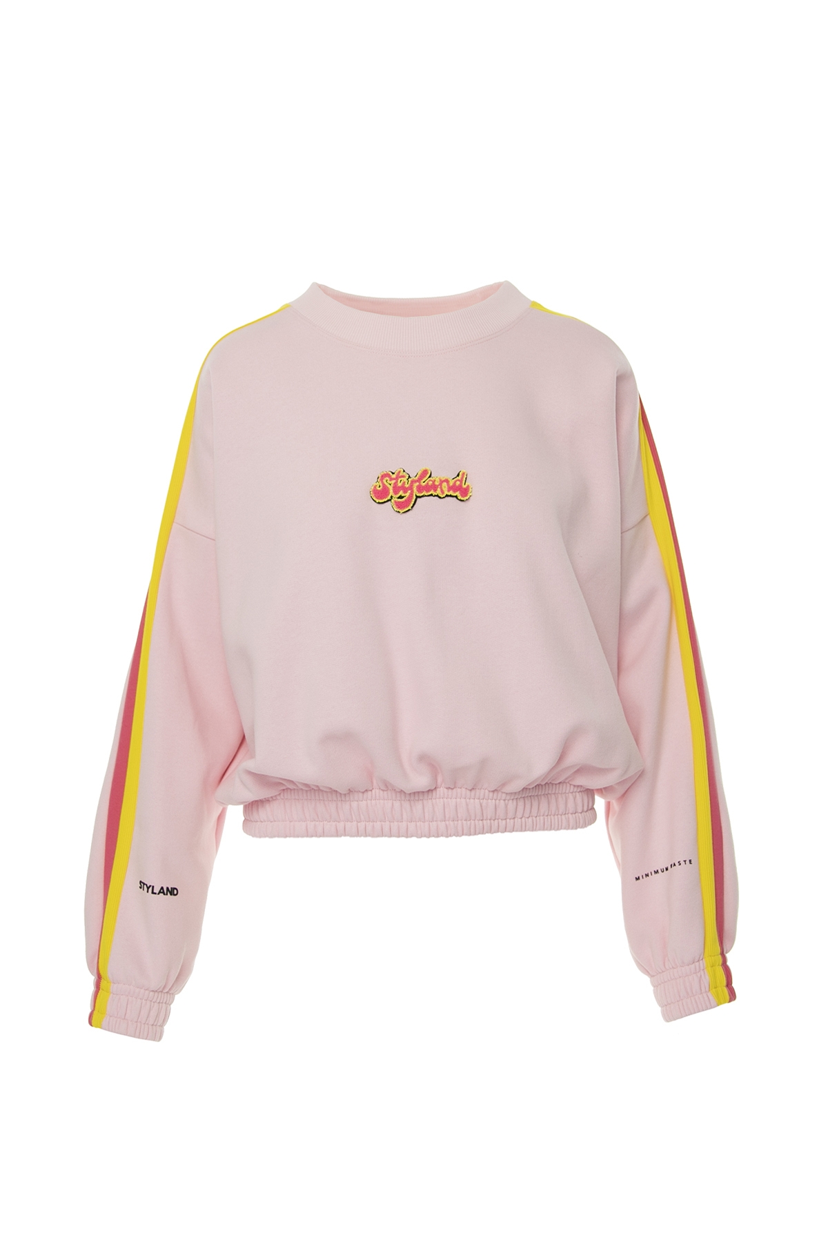 PINK SWEATSHIRT ORGANIC COTTON - STYLAND