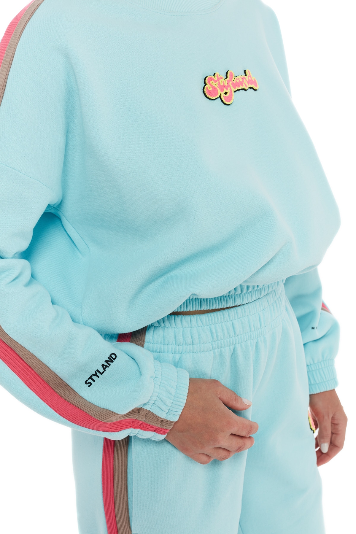 BLUE SWEATSHIRT ORGANIC COTTON - STYLAND